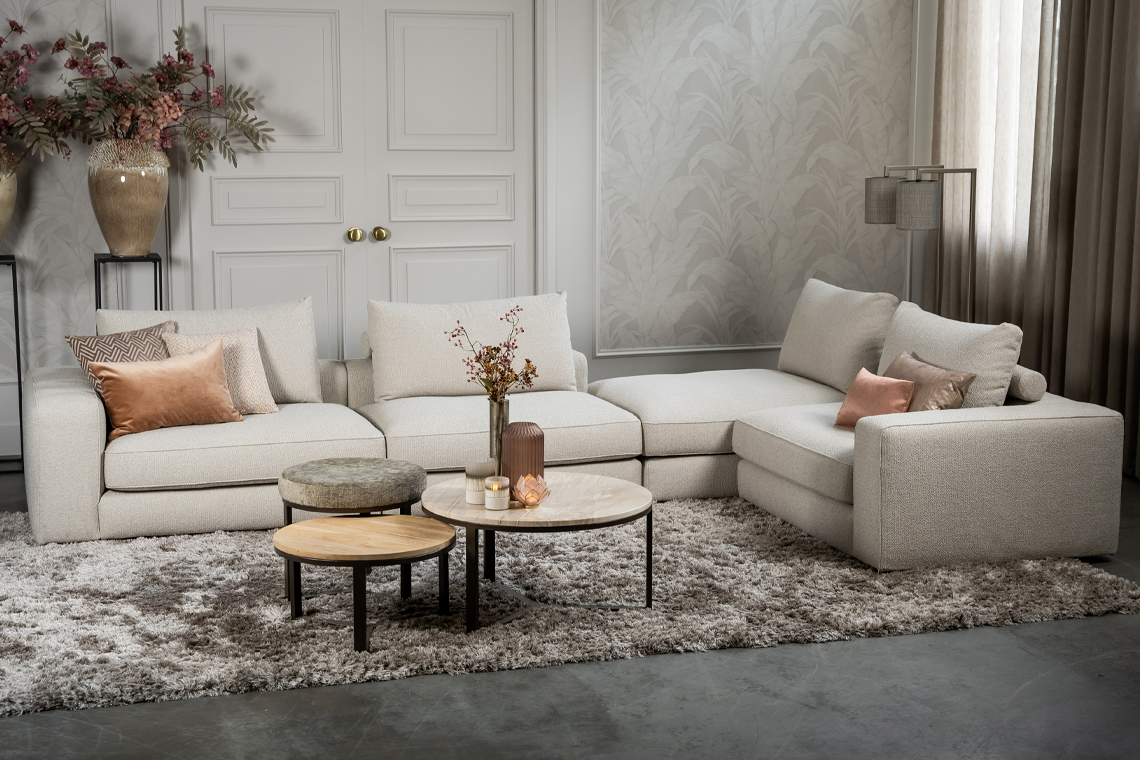 Elementenbank Eva open hoek - Whoon Oisterwijk